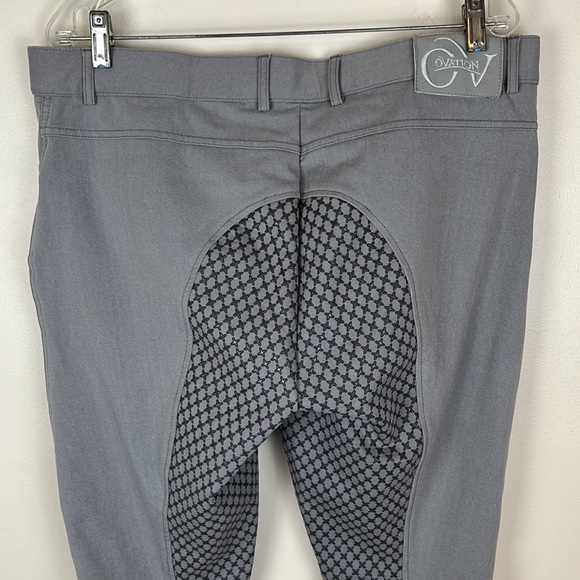 Ovation | Pants & Jumpsuits | Ovation Equestrian Gray Full Seat Grip ...